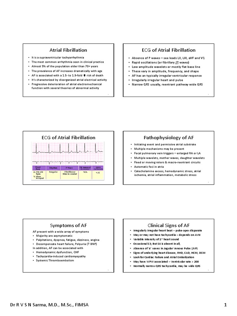 Understanding Atrial Fibrillation Types | PDF | Cardiac Arrhythmia | Heart