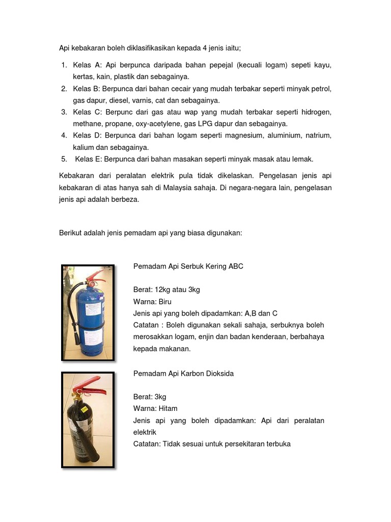 Klasifikasi Api | PDF