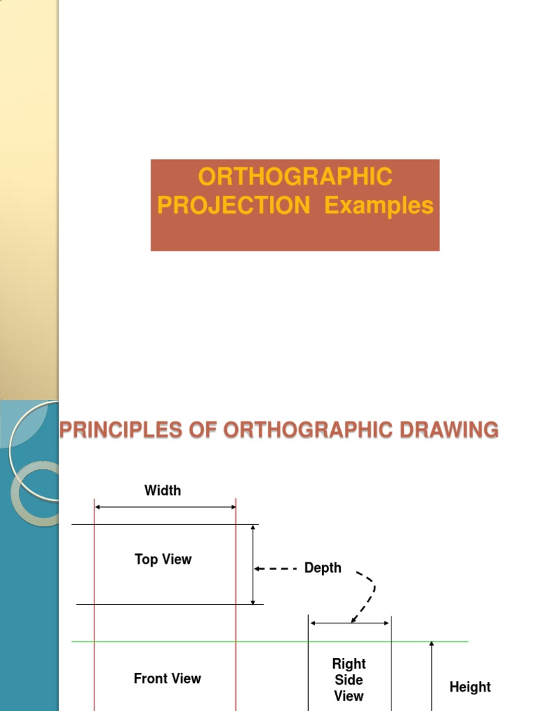 Orthographic PROJECTION Examples | PDF