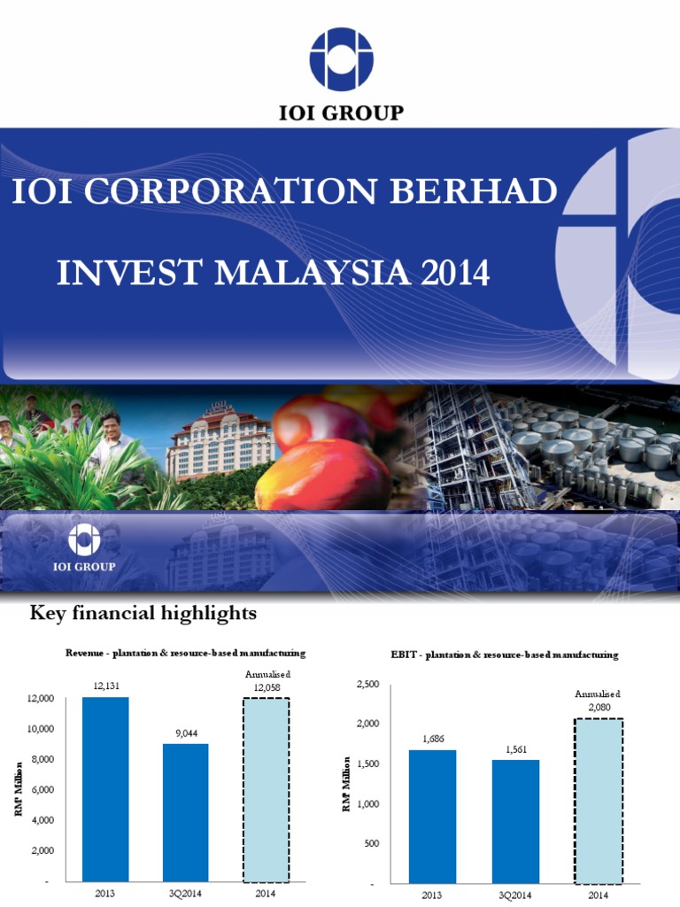 Ioi Group Presentation Slides | PDF | Palm Oil | Nature