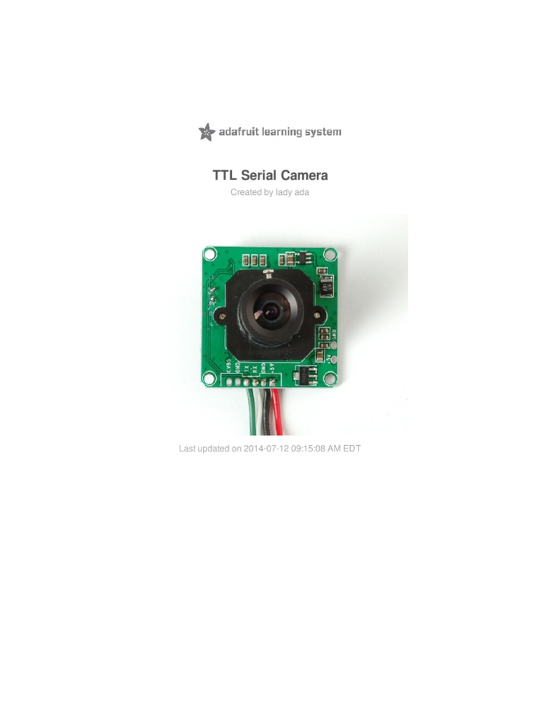 Ttl-Serial-Camera para Arduino PDF | PDF | Pixel | Arduino
