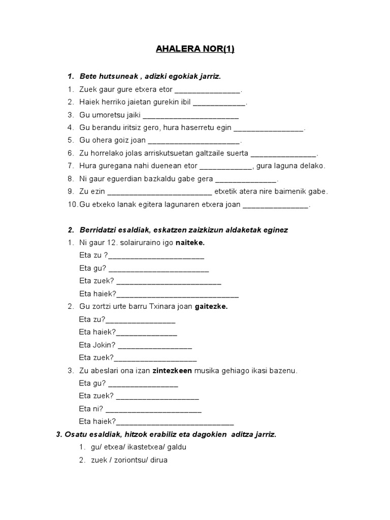 Ahalera Nor/nor-Nori | PDF