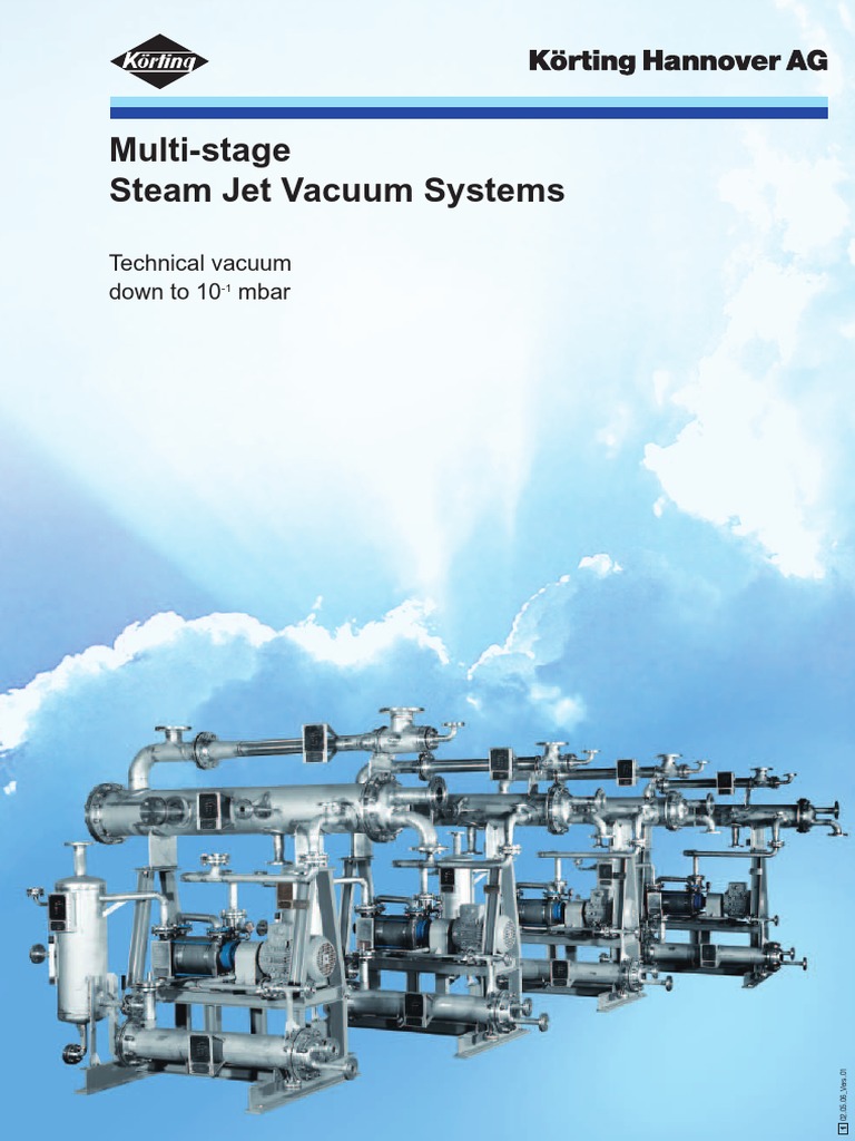 Körting Multistage-steam-jet-vacuum-ejectors.pdf | Vacuum | Jet Engine