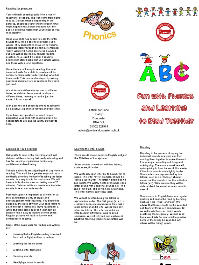 Phonics Booklet | PDF | Phonics | Learning Methods