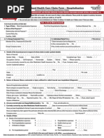 Sample NIC Claim Form | PDF | Public Services | Medicine
