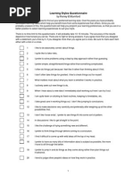 General Decision Making Style Questionnaire | PDF | Decision Making ...