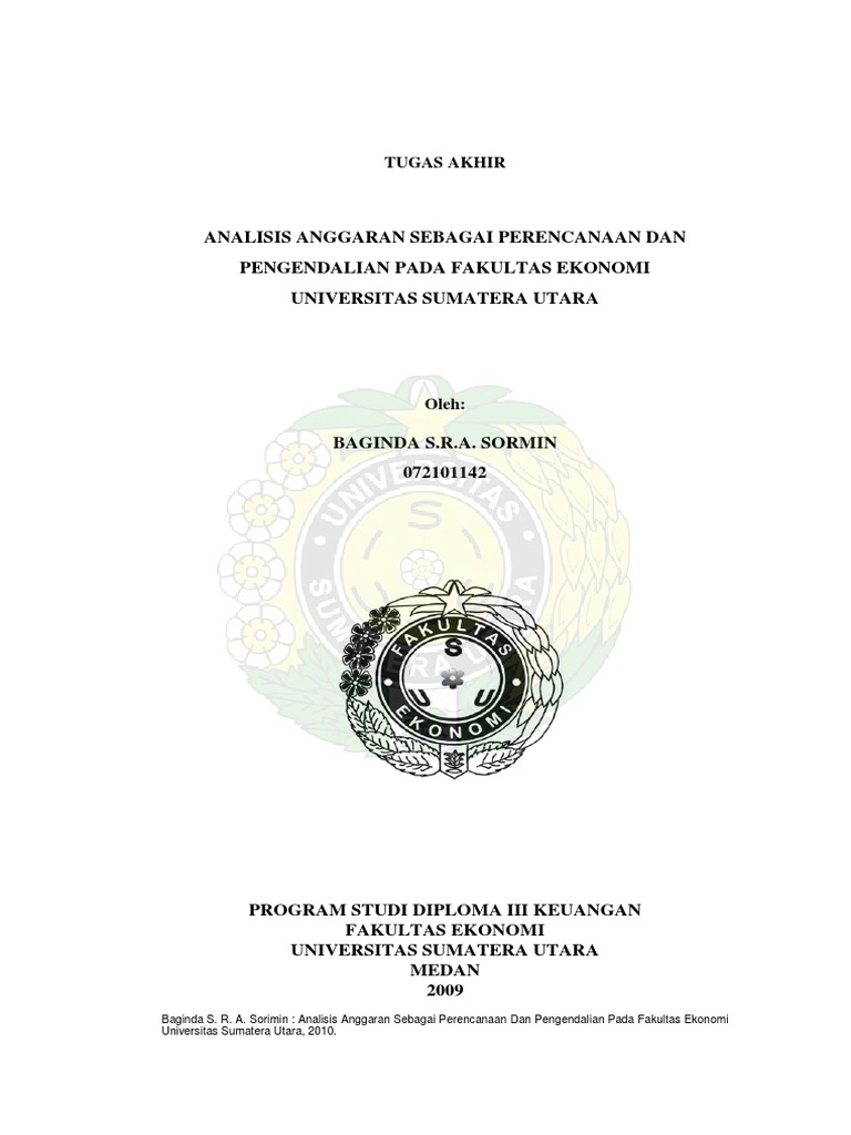 Contoh Tugas Akhir | PDF