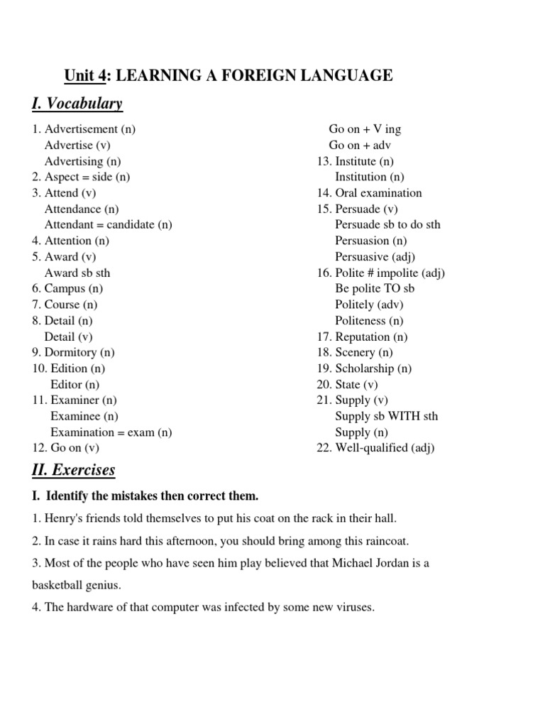 Lesson Plan Grade 6 Unit 4 | Download Free PDF | Learning