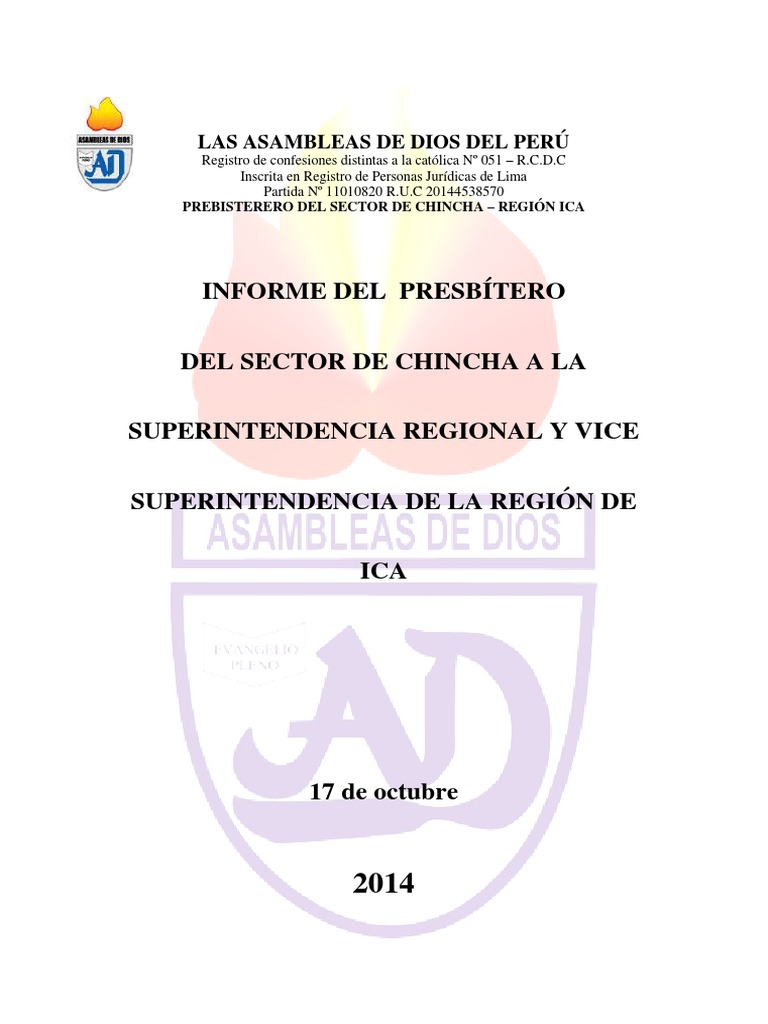 Informe Iglesia Evangelica | PDF | Iglesia Católica | Religiones ... Informe Iglesia Evangelica | PDF | Iglesia Católica | Religiones ...