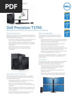 Dell Precision T3600 Workstation Specs | PDF | Intel | Solid State Drive