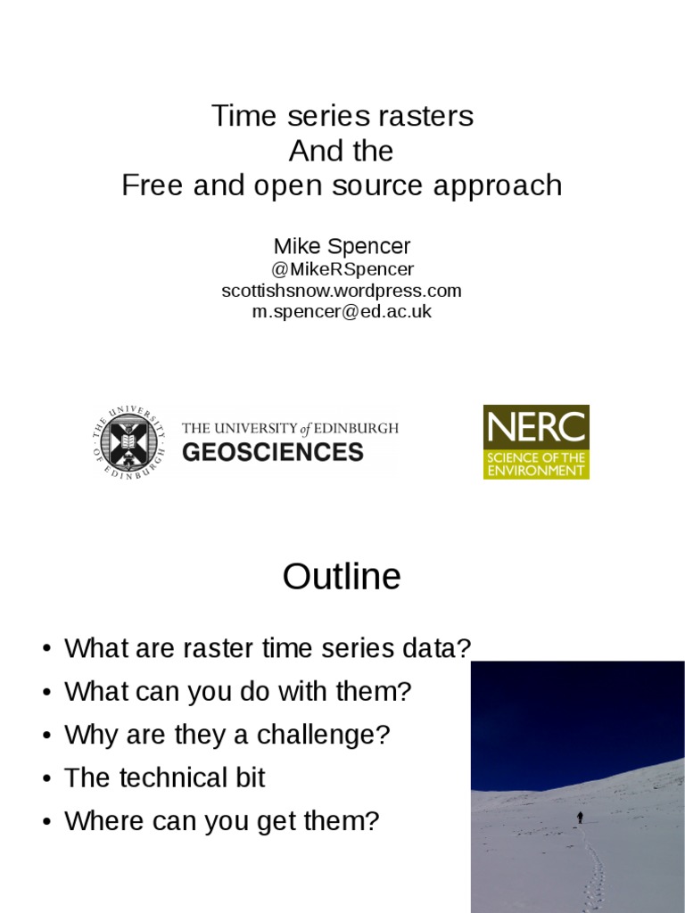 Open Source Time Series Rasters | PDF | Computer Data | Data