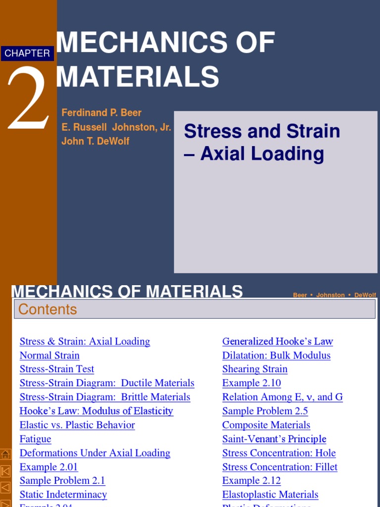 Mechanics of Materials | PDF | Deformation (Engineering) | Strength Of Materials