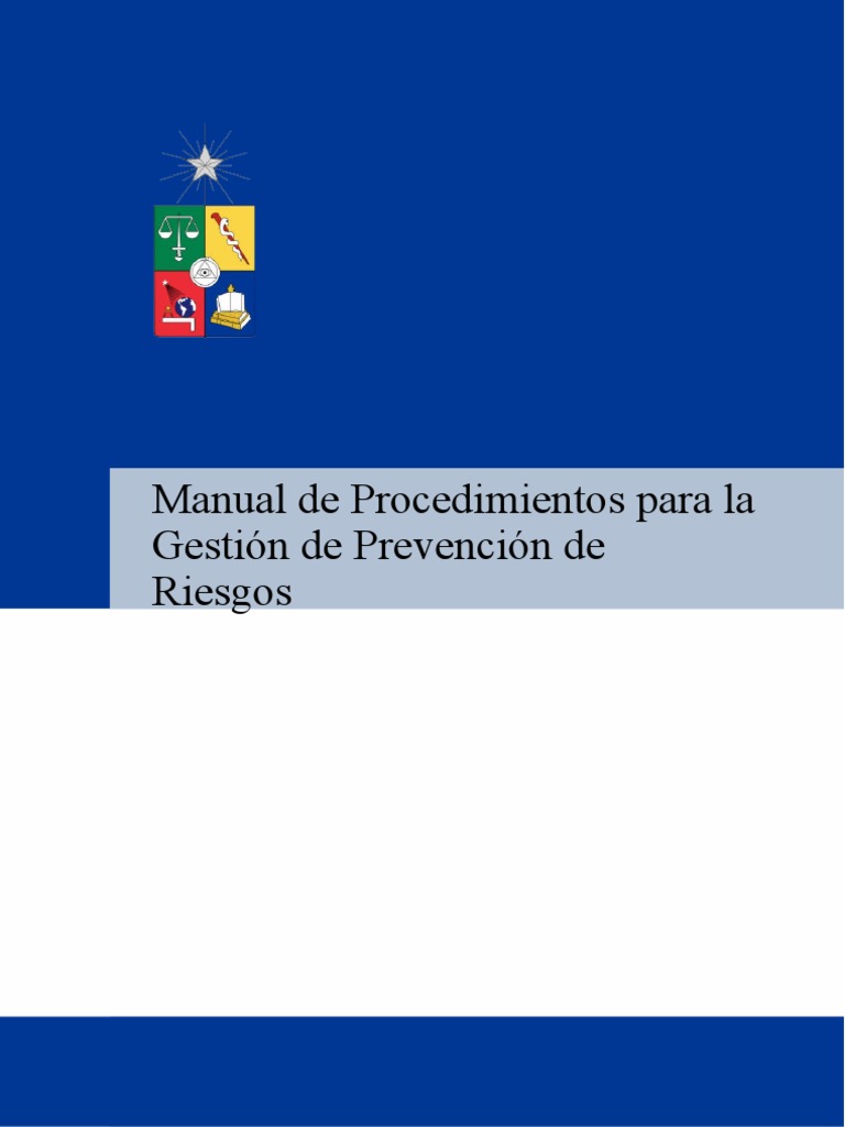 Manual de Procedimientos para La Gestion de Prevencion de Riesgos | PDF | Salud y bienestar ...