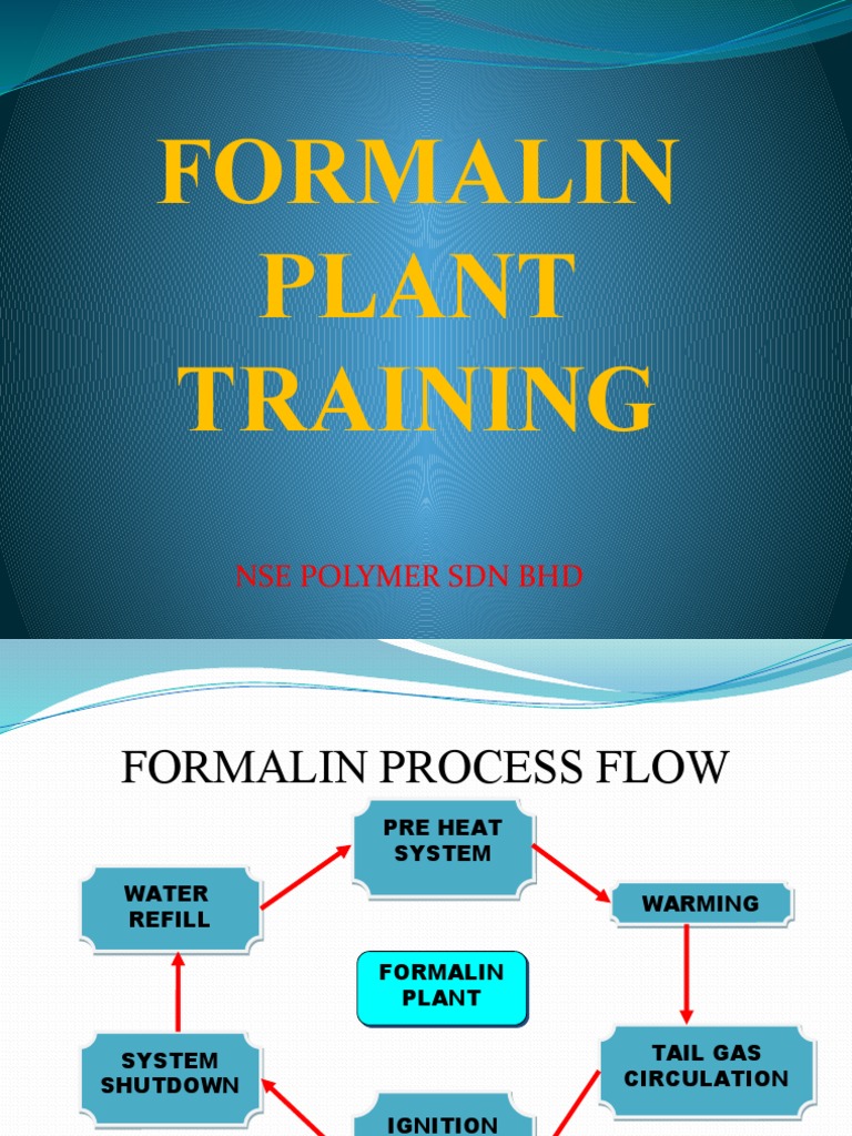 Formalin Plant Process Flow Guide | PDF | Steam | Water Heating