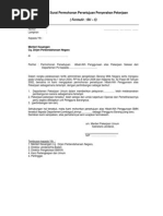 Format Hand Over Pekerjaan | PDF