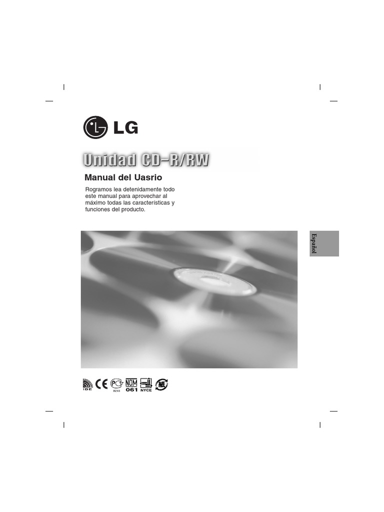 DriveManual Esp PDF | PDF | Disco compacto | CD ROM