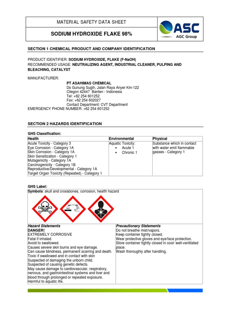 Naoh Msds SODIUM HYDROXIDE 0.4mol/L (0.4N) SOLUTION MSDS | CAS MSDS