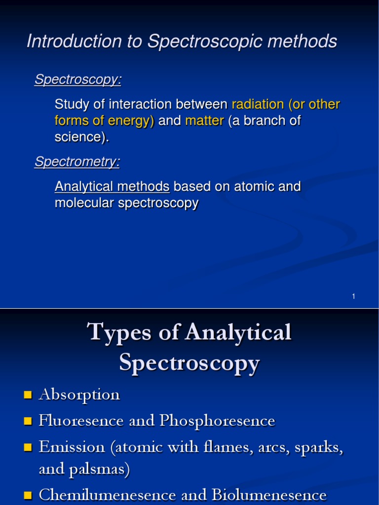Chapter 6 Introduction To Spectros | PDF | Diffraction | Emission Spectrum