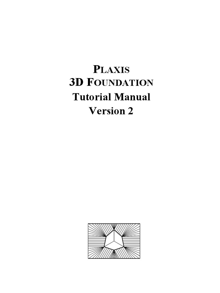 Plaxis 3D Tutorial | PDF | Button (Computing) | Cartesian Coordinate System