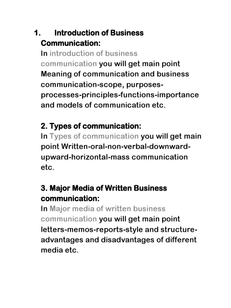 Business Communication Notes | PDF | Etiquette | Norm (Social)