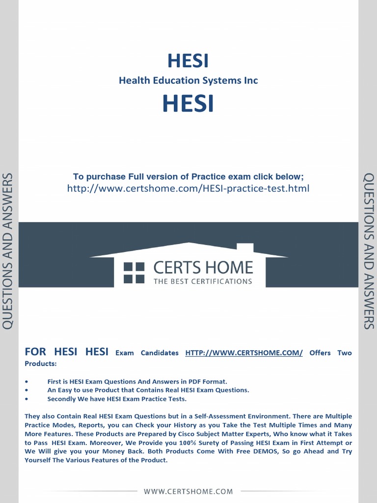 HESI Test - Free Most Up To Date Sample | PDF | Menopause | Cholesterol