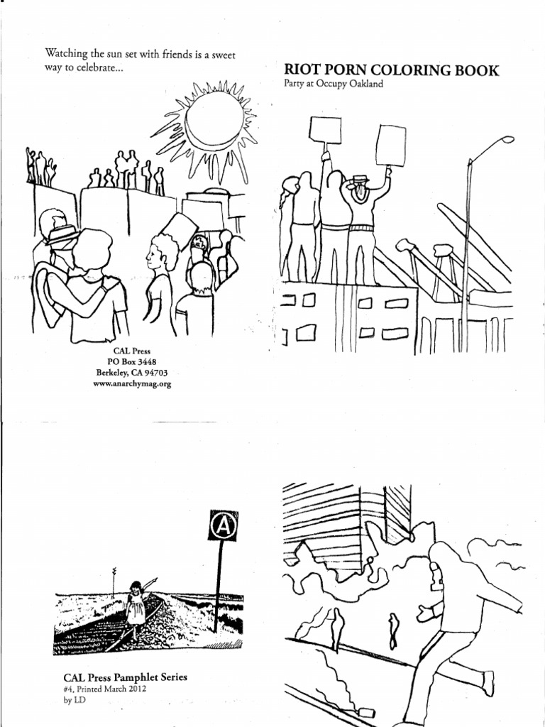 Riot Porn Coloring Book | PDF