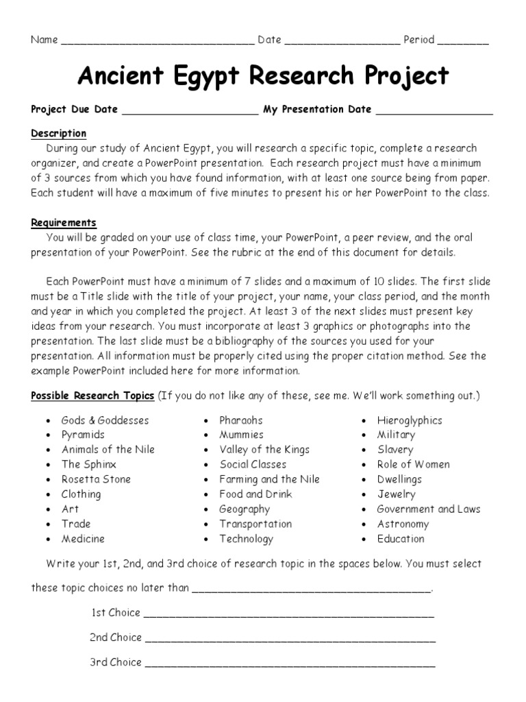 Ancient Egypt Research Project Complete | PDF | Cart | Chariot