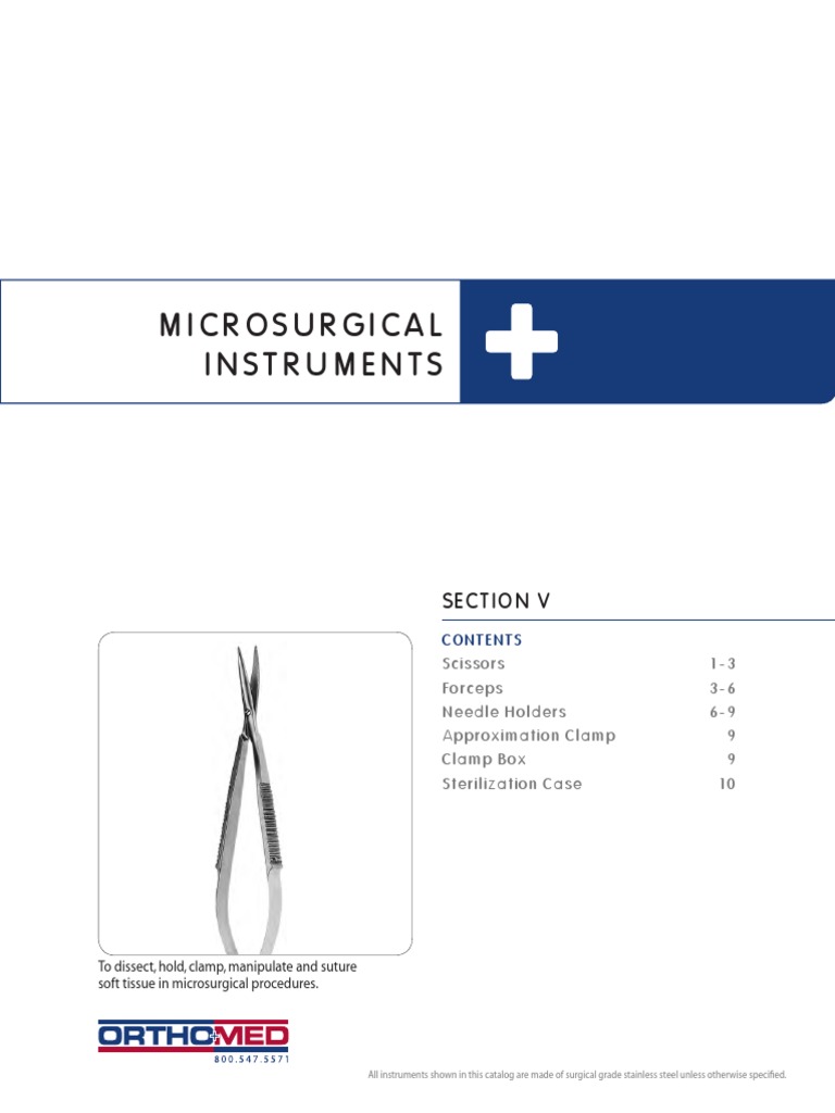 25 V Microsurgical Instruments PDF | PDF | Nature