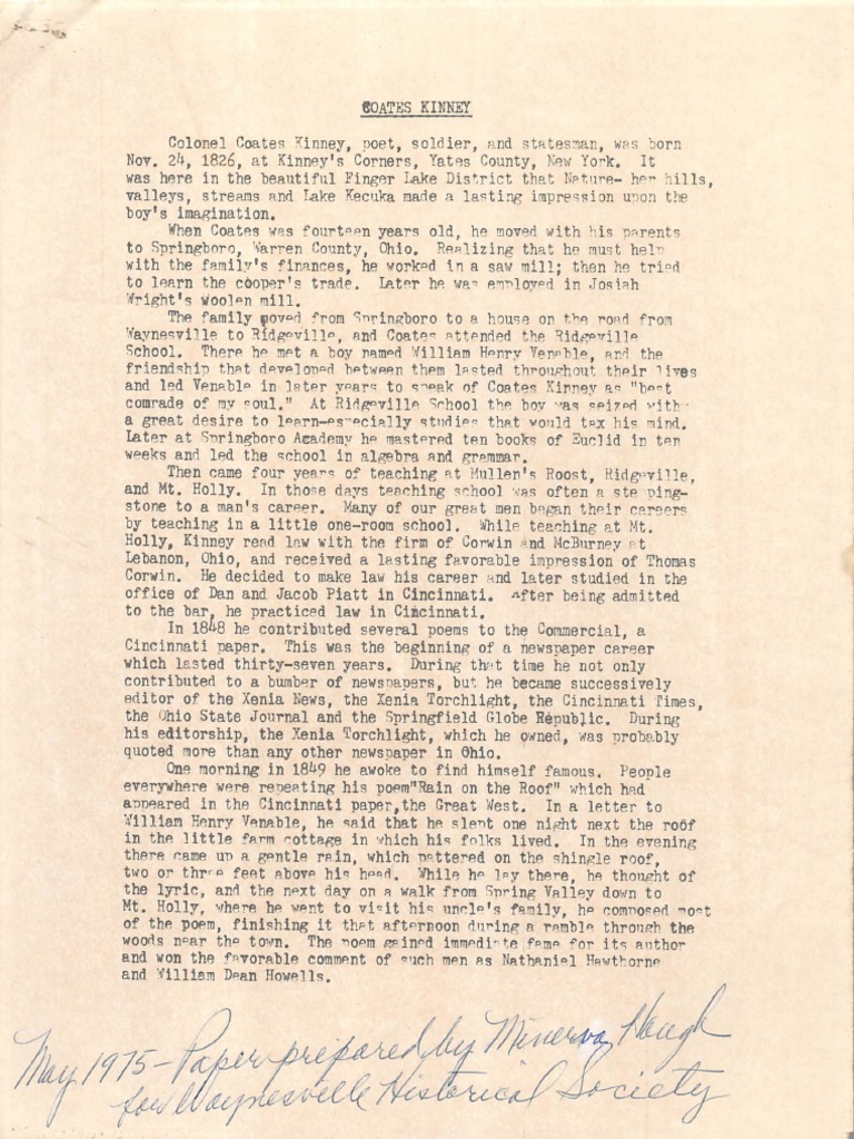 Kinney Coates | PDF | Poetry