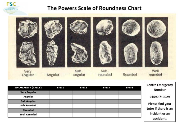 The Powers Scale of Roundness Chart: Accident | PDF