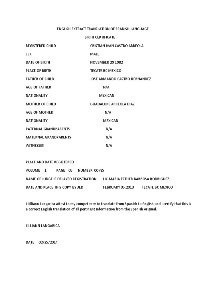 English Extract Translation of Spanish Language | PDF | Mystery ...