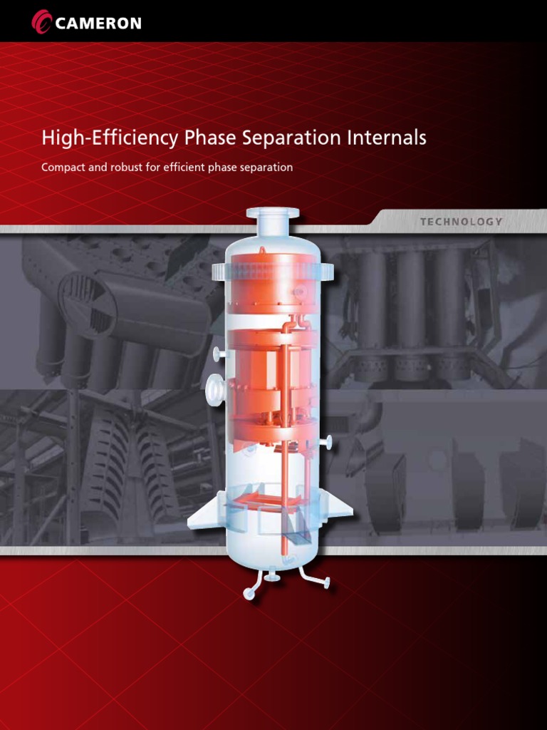High Efficiency Phase Separation Internals Brochure | PDF | Gas ...