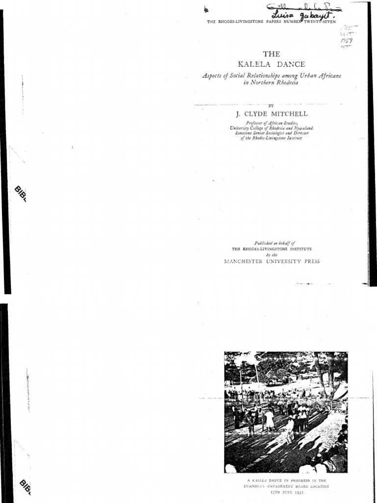 Mitchell, Clyde. - THE KALELA DANCE PDF | PDF