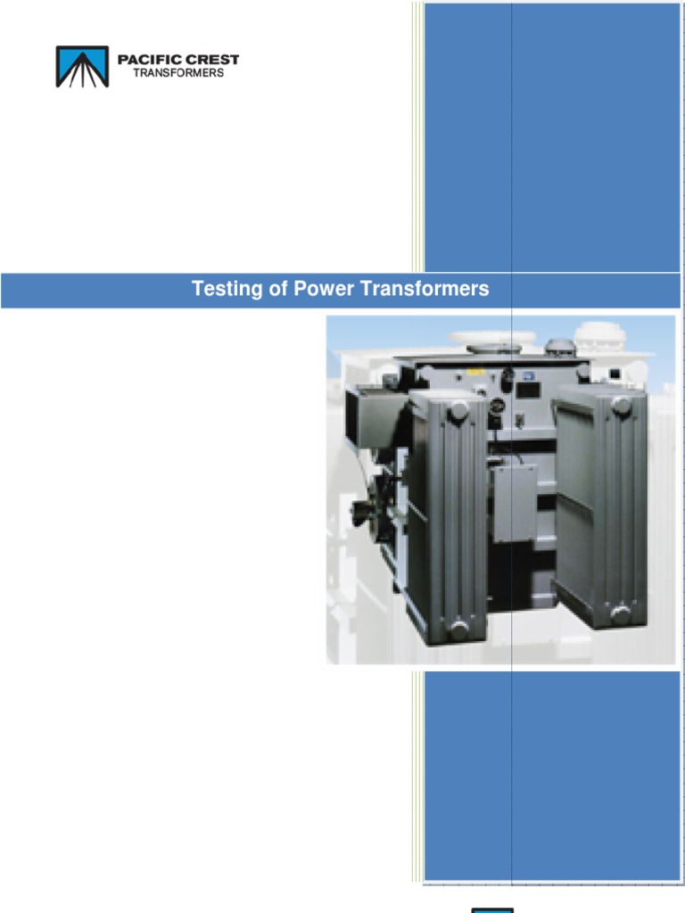Testing of Power Transformers | PDF | Transformer | Electrical Impedance