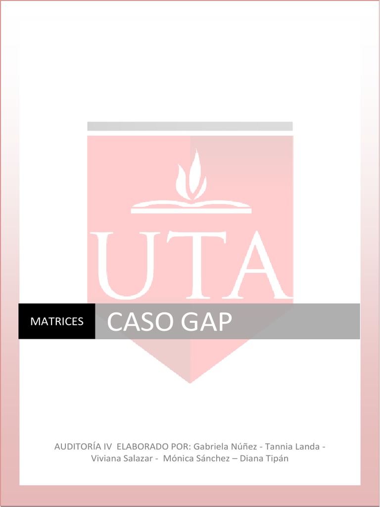 Caso Gap | PDF | Gap Inc. | Distribución (comercial)