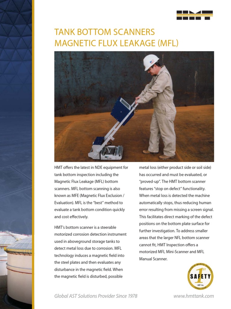 MFL Tank Bottom Scanner PDF | Image Scanner | Industries