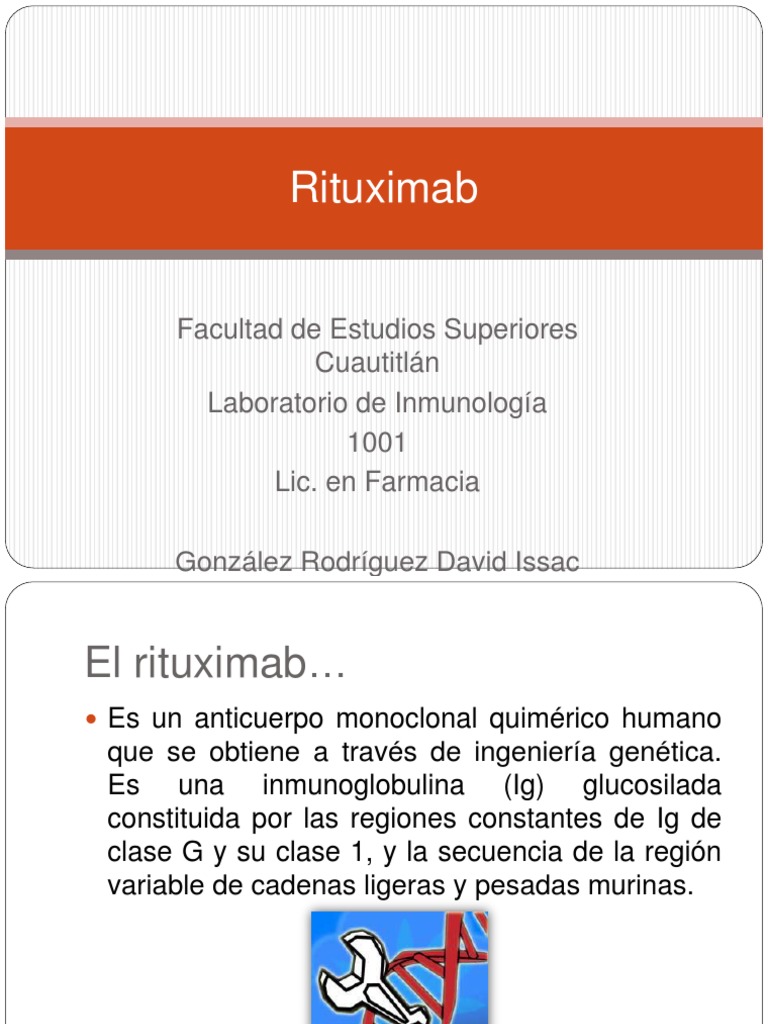 Rituximab | PDF | Medicina | Ciencias de la vida