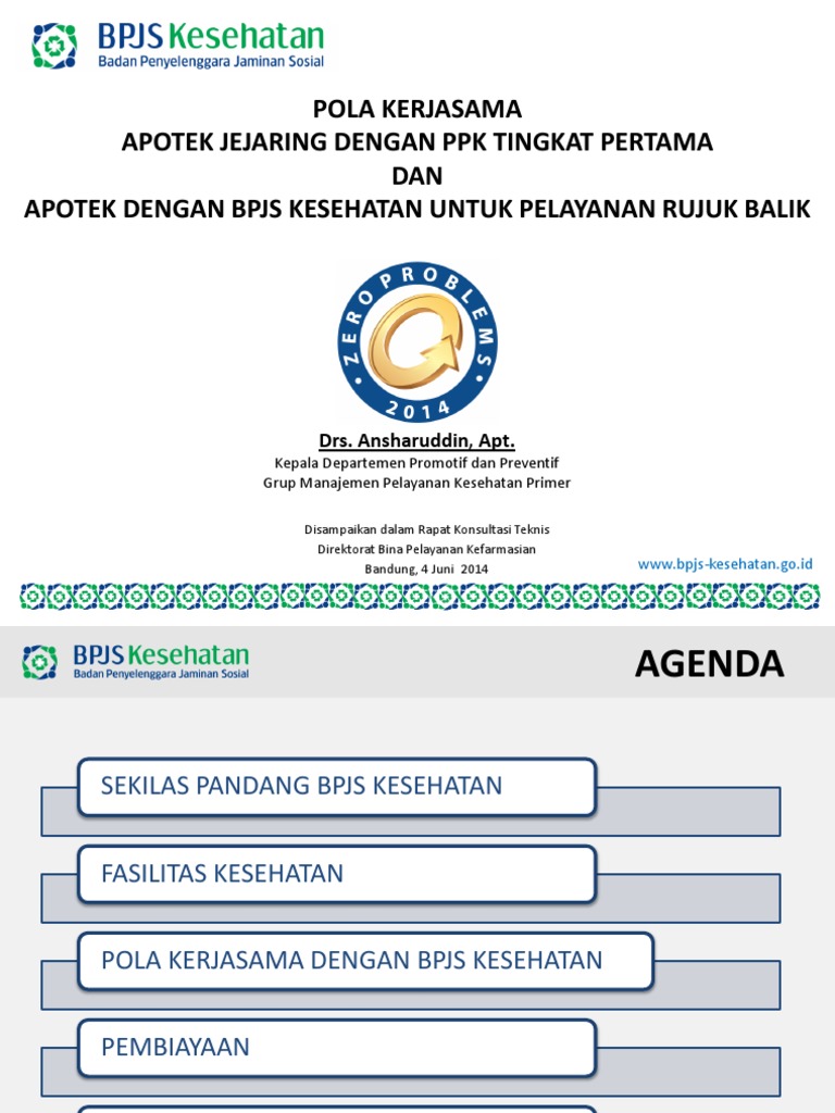 Bpjs Materi Pola Kerja Sama Aprotek Jejaring Dan PRB Ok | PDF ...