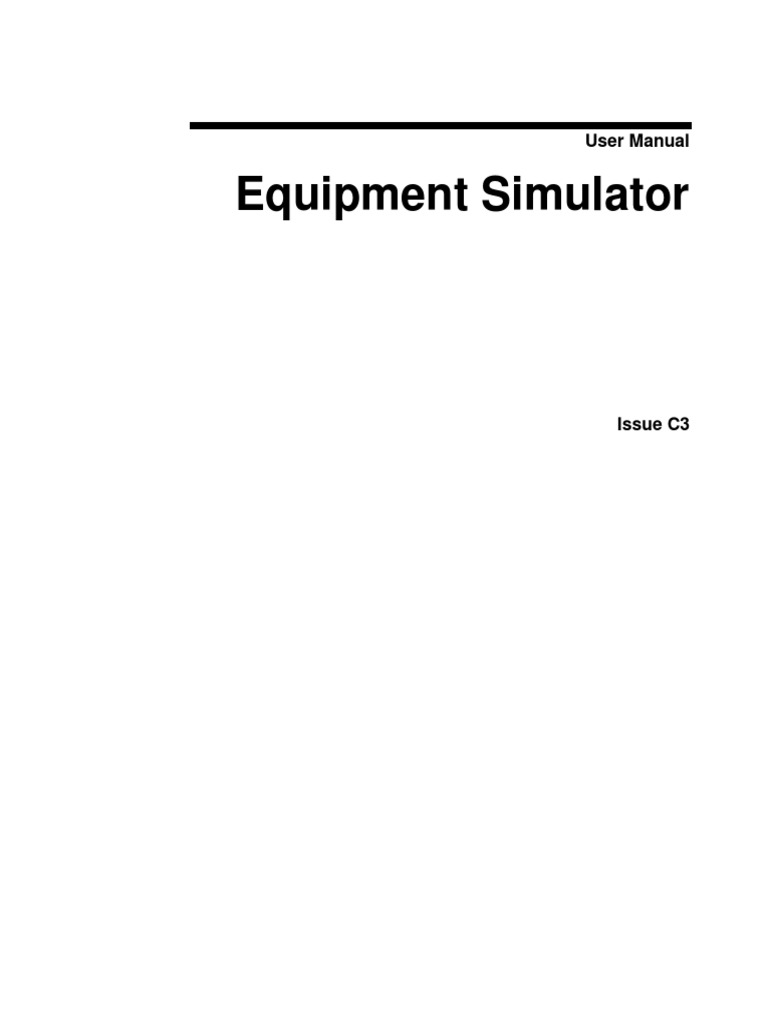 Equip Sim User Manual | PDF | Windows Registry | Installation (Computer ...