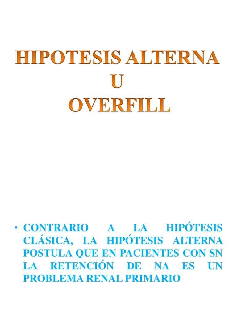 Overfill PDF | PDF | Sodio | Edema