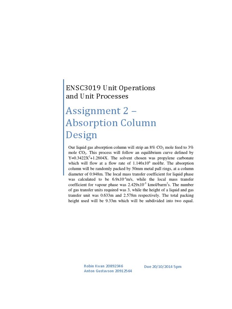 Assignment 2 Final | PDF | Liquids | Gases