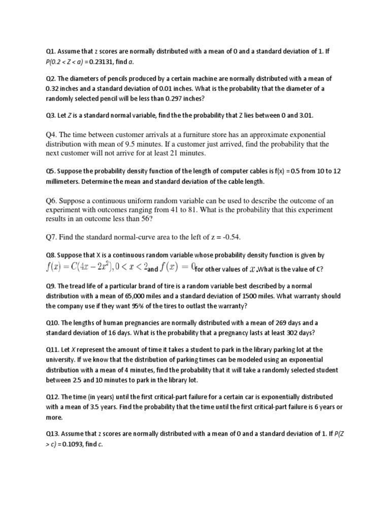 Ha Chapter4 | PDF | Mean | Probability Distribution