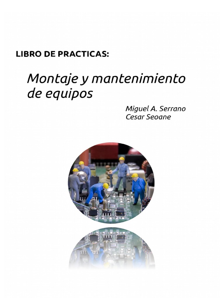 Libro de Prácticas: Montaje y Mantenimiento de Equipos PDF | PDF | Periférico | Disco compacto