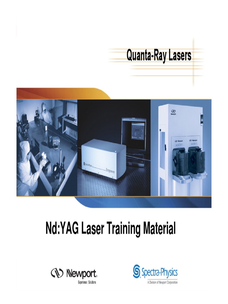 Quanta-Ray LASERS | PDF | Laser | Nonlinear Optics