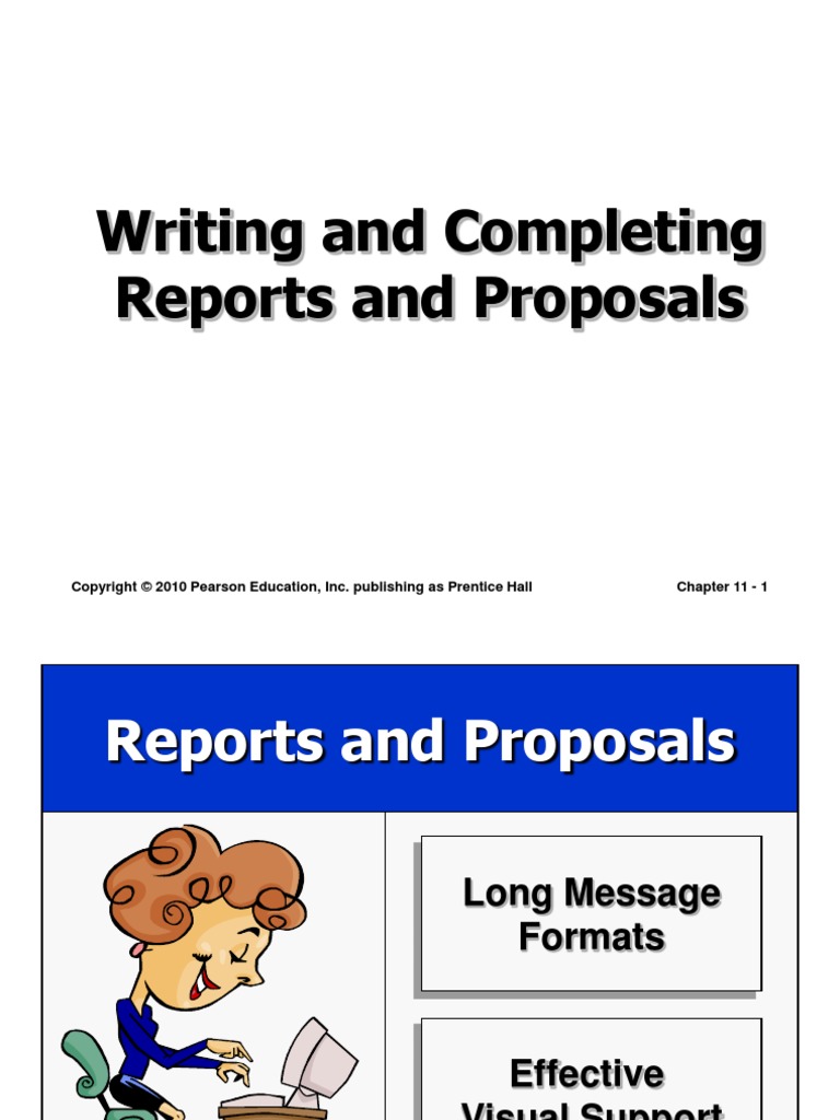 Writing and Completing Reports and Proposals: Chapter 11 - 1 | PDF ...