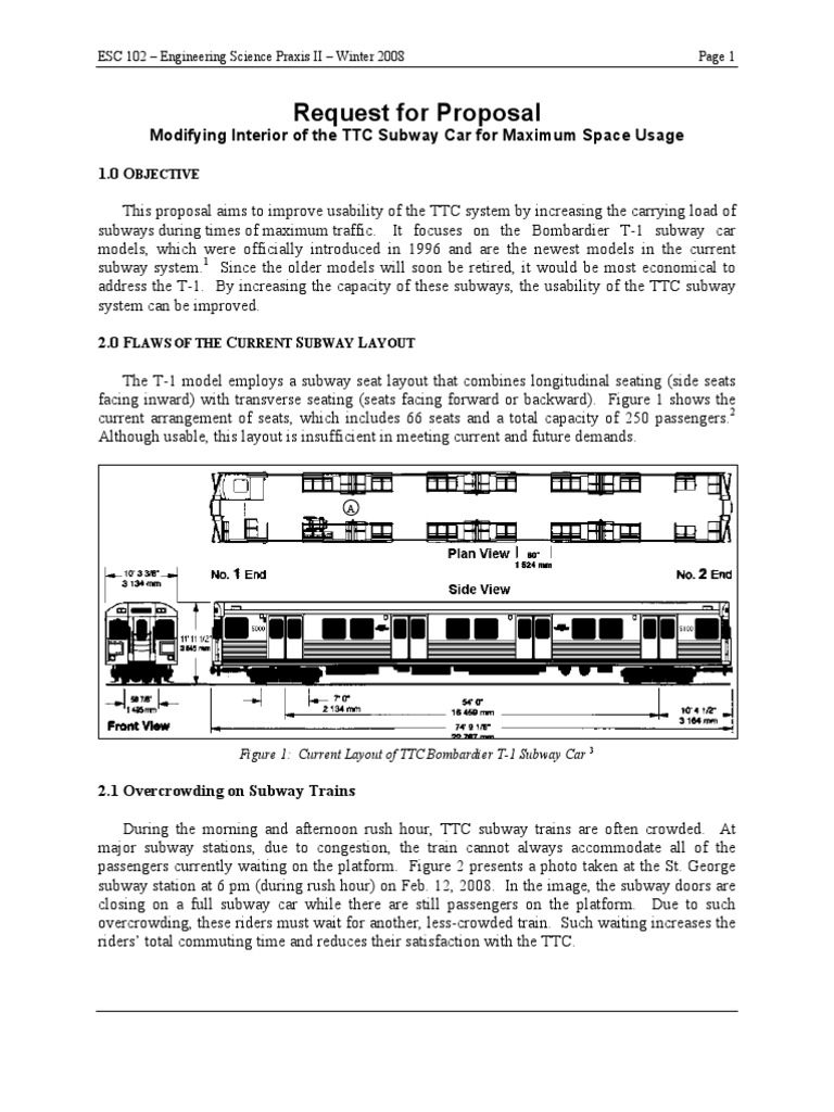 Optimize TTC Subway Car Capacity | PDF | Wheelchair | Passenger Car (Rail)