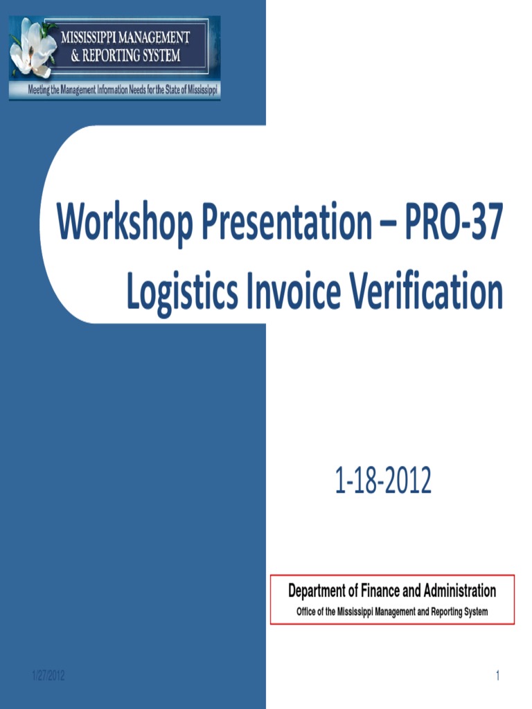Logistics Invoice Verification | PDF | Receipt | Invoice
