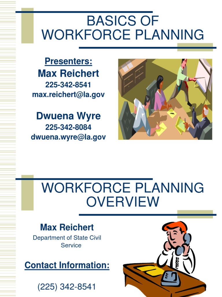Work Force Planning Basics PP | PDF | Competence (Human Resources ...