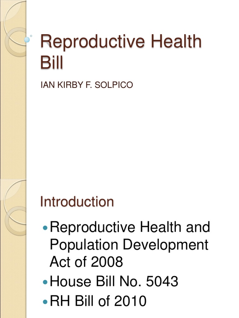 Reproductive+Health+Bill-2.ppt | Family Planning | Reproductive Health