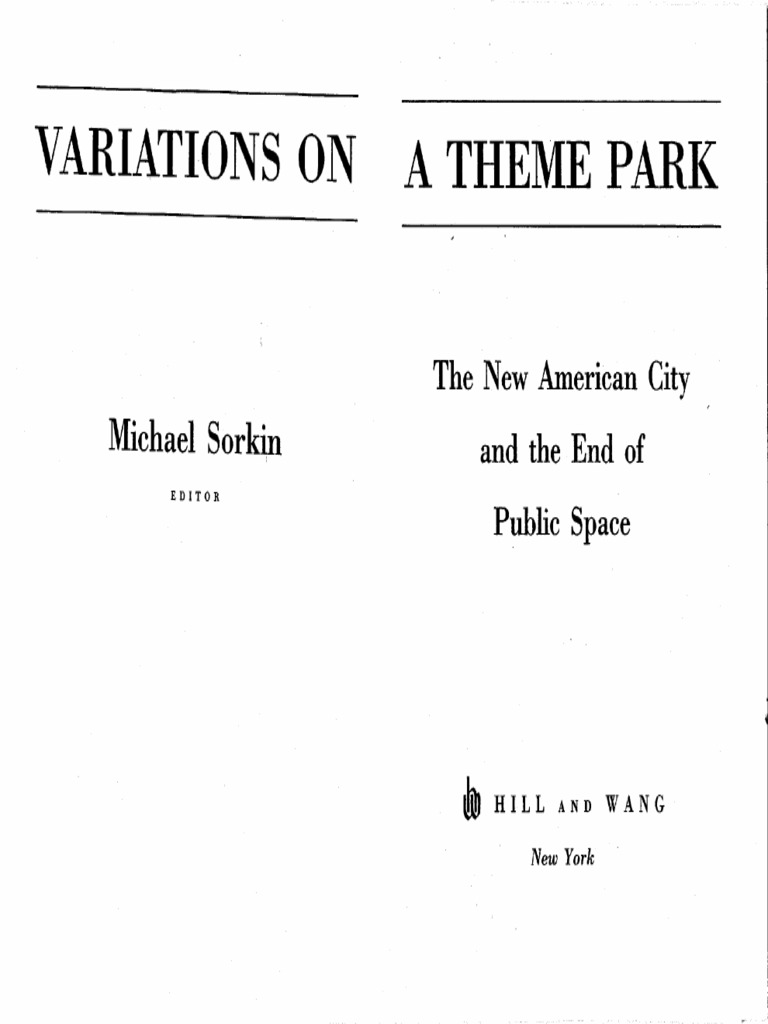 Variations On A Theme Park | PDF | Walt Disney Parks And Resorts | Walt ...